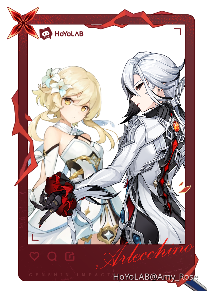 Now we all be taking photos with Arlecchino :) Genshin Impact | HoYoLAB