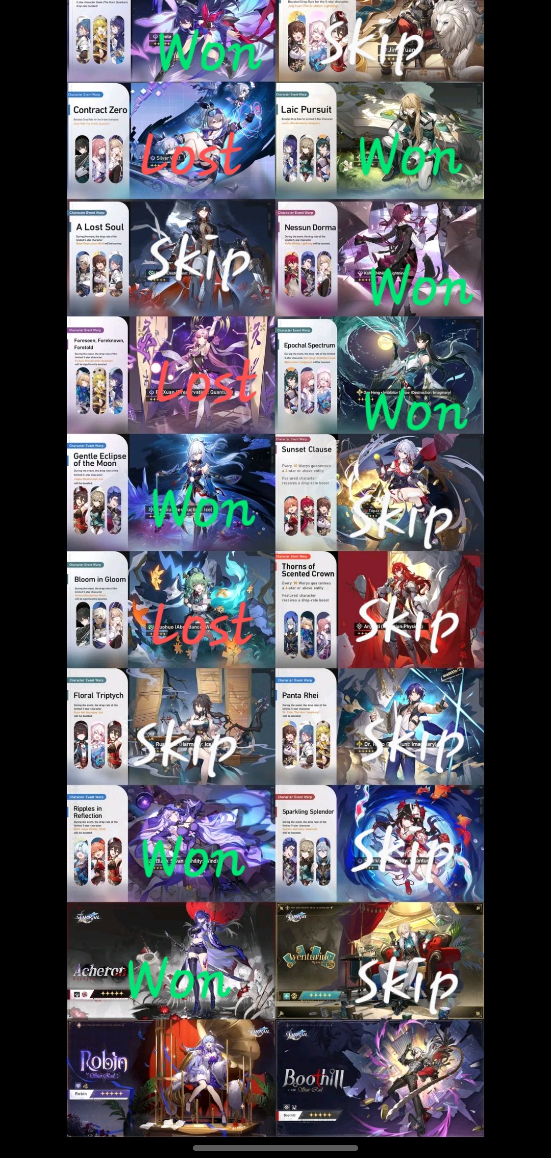 how lucky is your hsr account 😊 Honkai: Star Rail | HoYoLAB