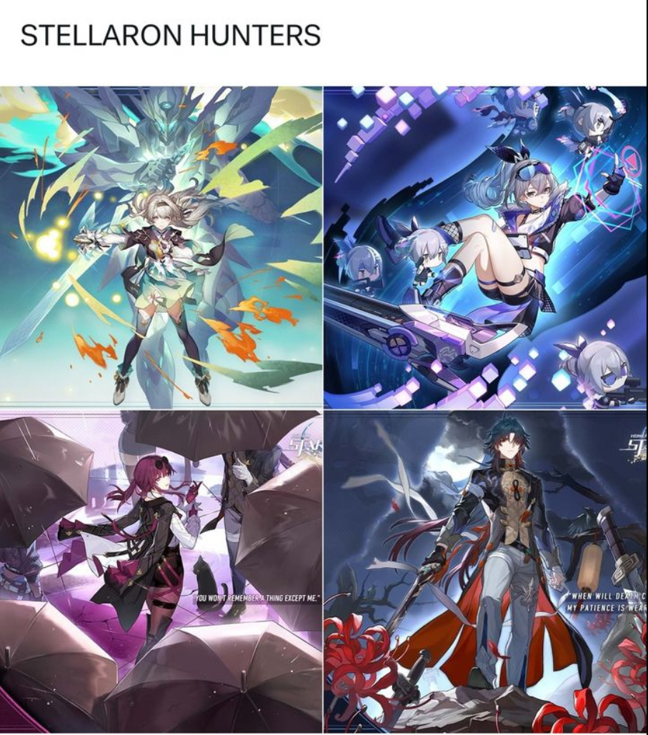 STELLARON HUNTERS : The goal of each members of the Stellaron Hunters Honkai: Star Rail | HoYoLAB
