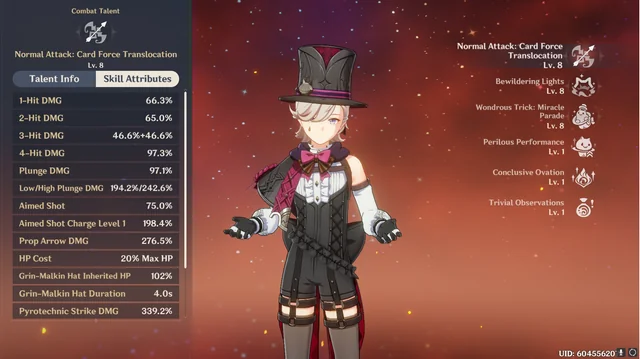 I can't believe even the skill attributes have a scroll bar now Genshin ...