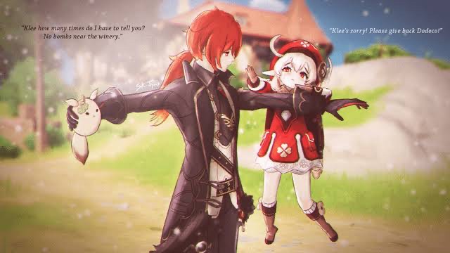 Diluc and Klee moments: Genshin Impact | HoYoLAB