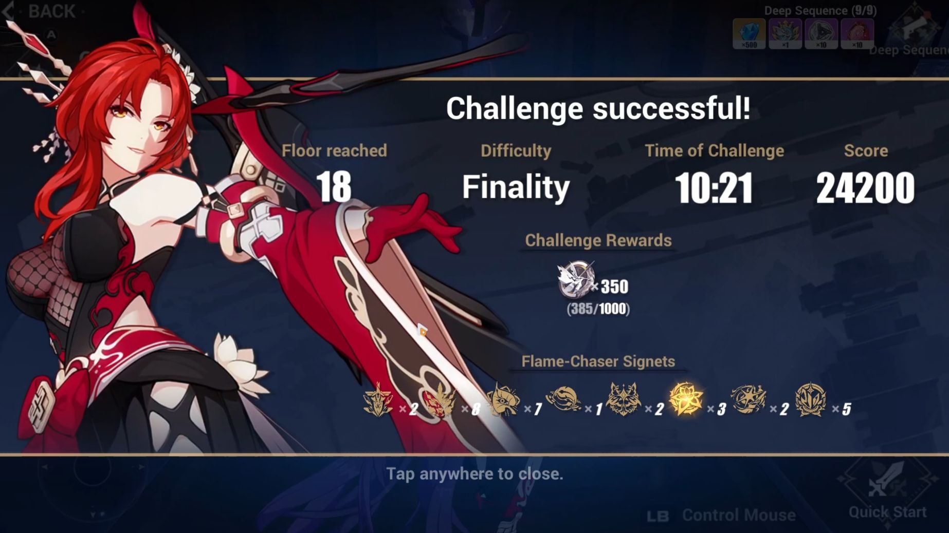 [WEEKLY ELYSIAN REALM] Himeko VKE - Kalpas1 + Su1 and Pardo1 in ER ...