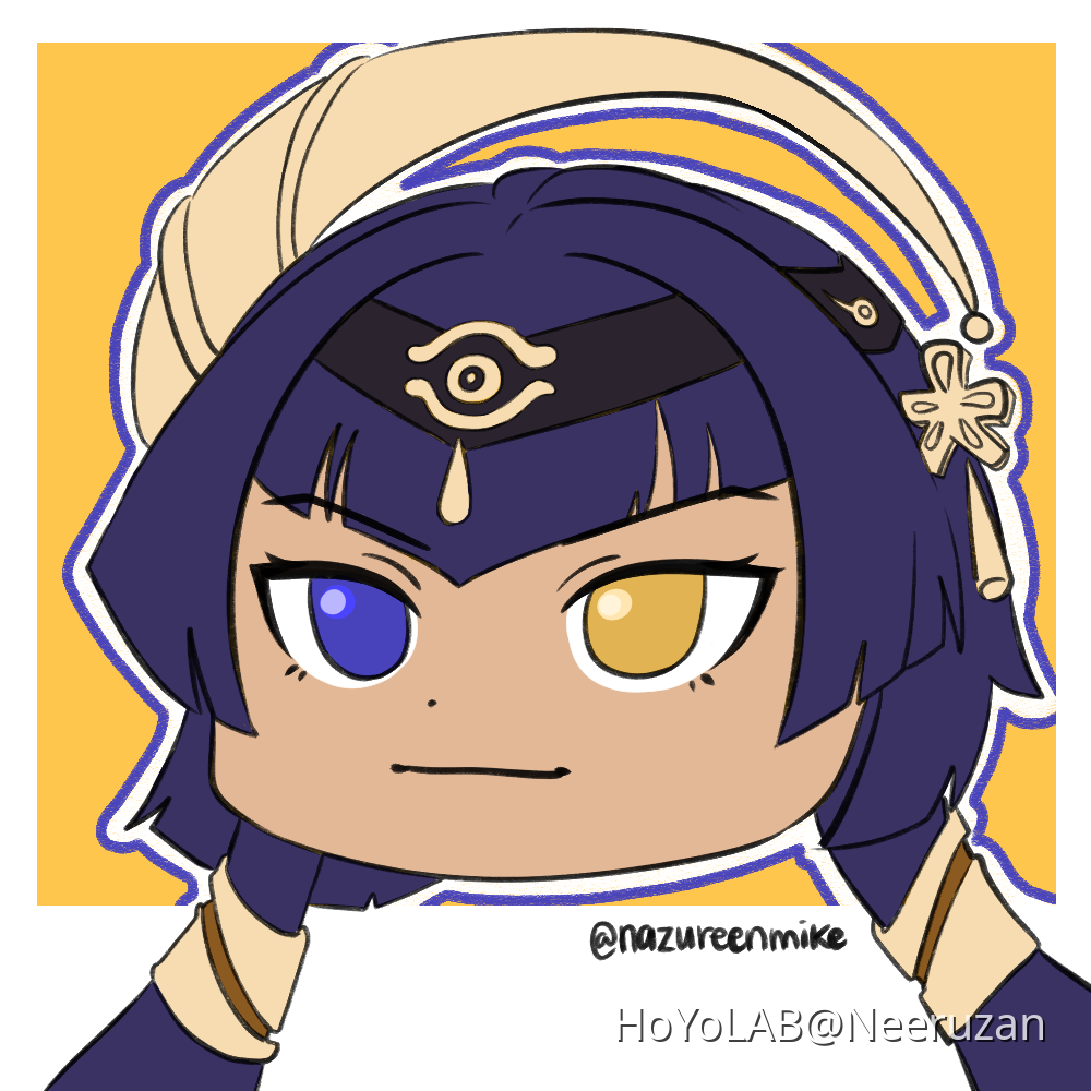 Day 201 until I reach Level 12: Simple chibi of Candace! Genshin Impact ...