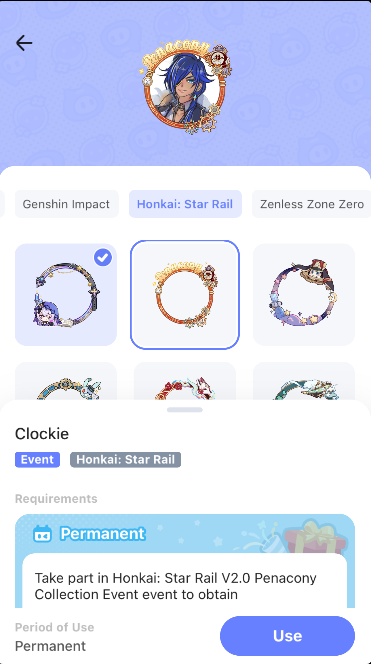 Clockie Frame | Frame Collection #111 Honkai: Star Rail | HoYoLAB