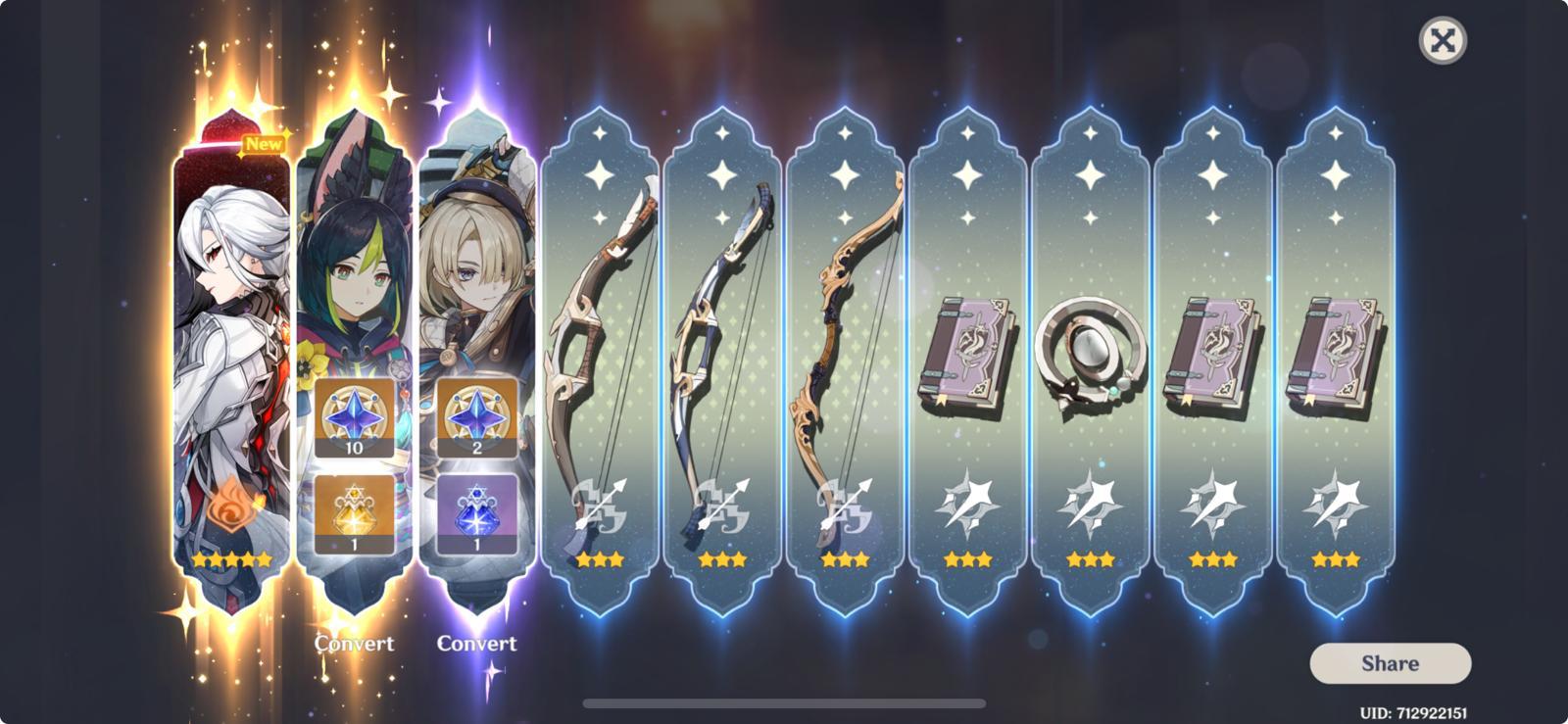 My first time ever 2 Five Star in a Ten-Pull Genshin Impact | HoYoLAB