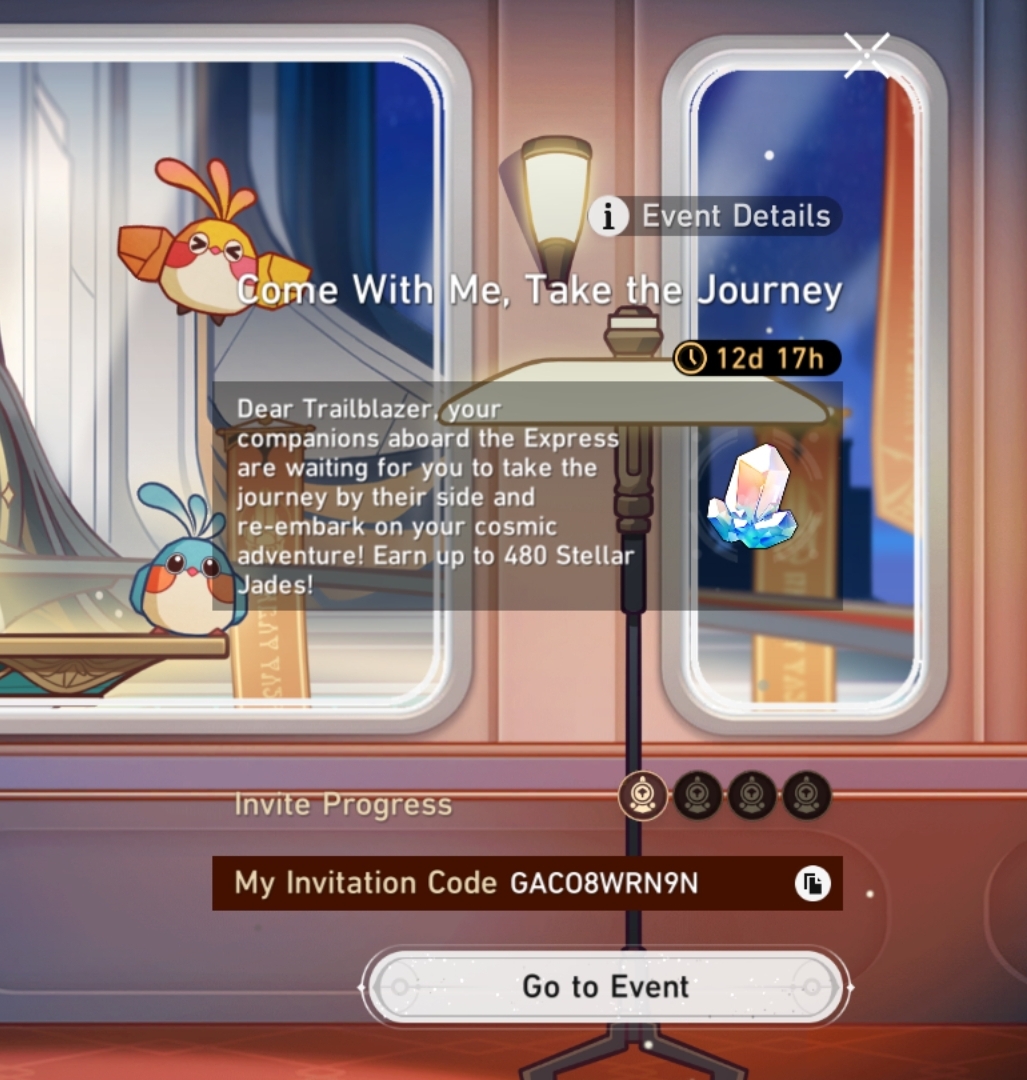 HSR Invite Code GACO8WRN9N Honkai: Star Rail | HoYoLAB