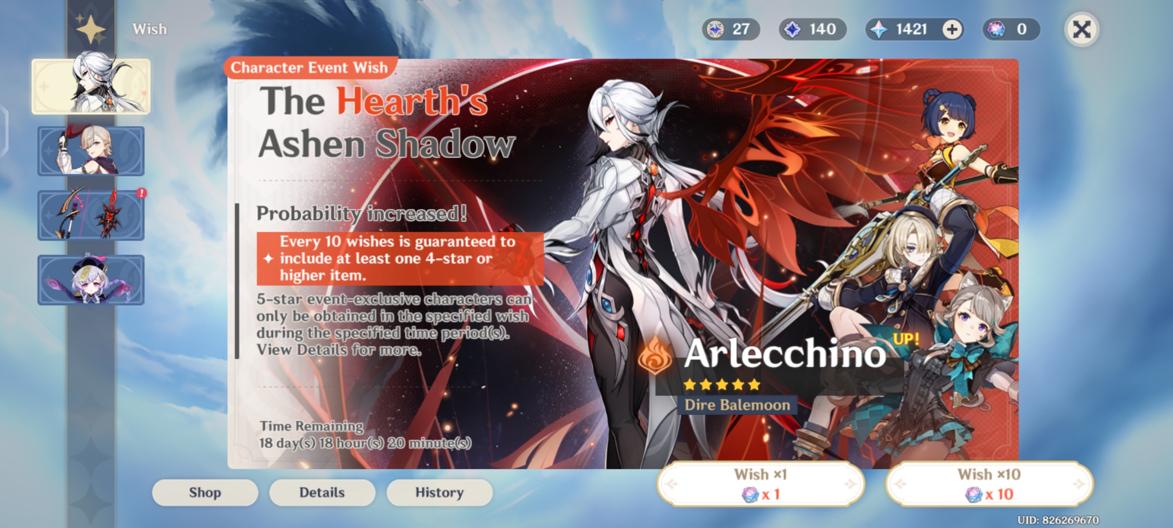 Day 1 of Saving for Il Capitano's banner Genshin Impact | HoYoLAB