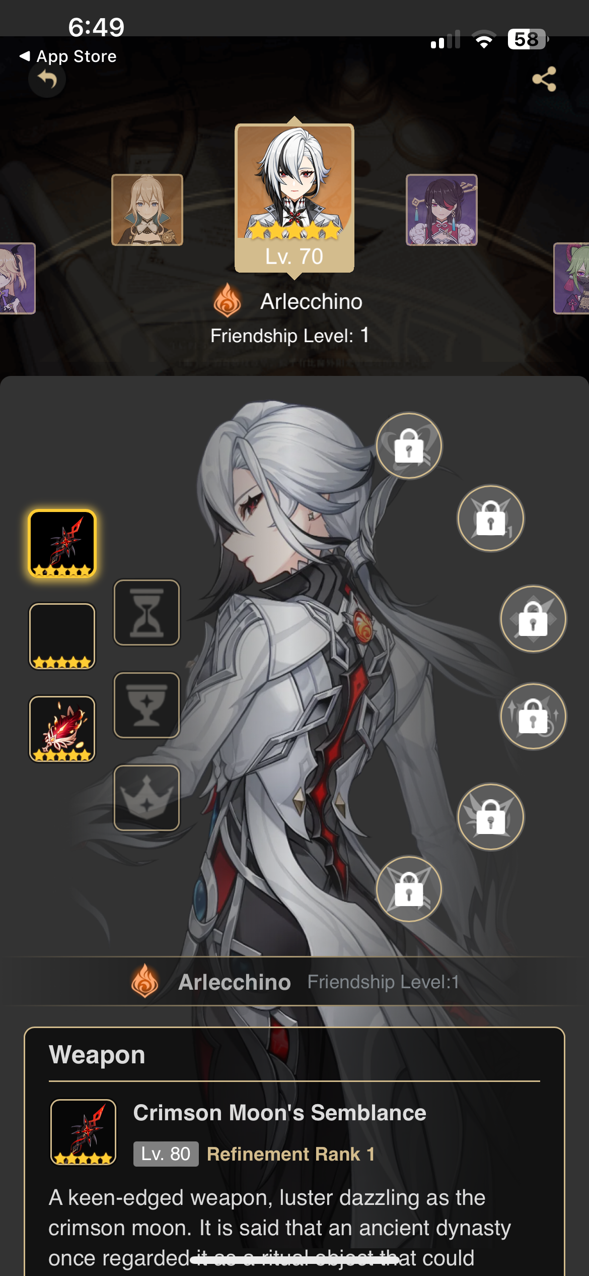 Father 😍 Managed to get her and ber weapon in 90 wishes 🙏🤭 Genshin ...