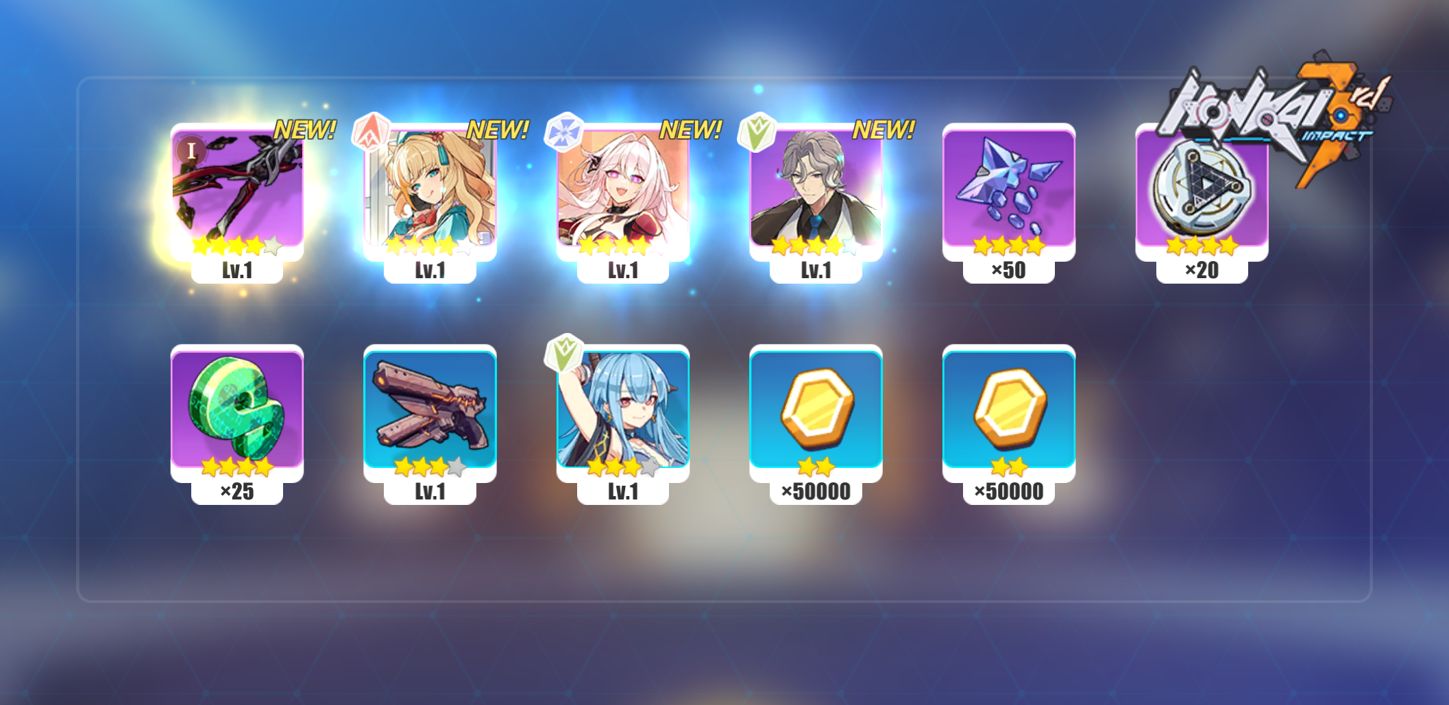 1 pull for ALL gear Honkai Impact 3rd | HoYoLAB