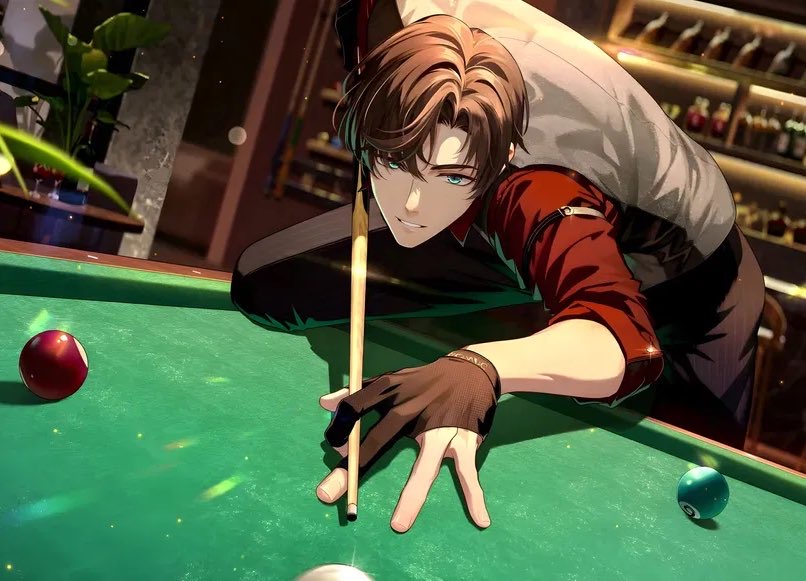 Playing pool with MC. 🎱 Artem 🤝 Zayne Tears of Themis | HoYoLAB