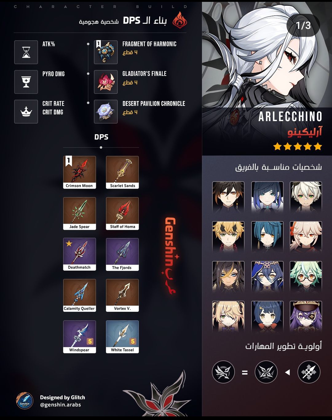 building arlecchino🔥 Genshin Impact | HoYoLAB