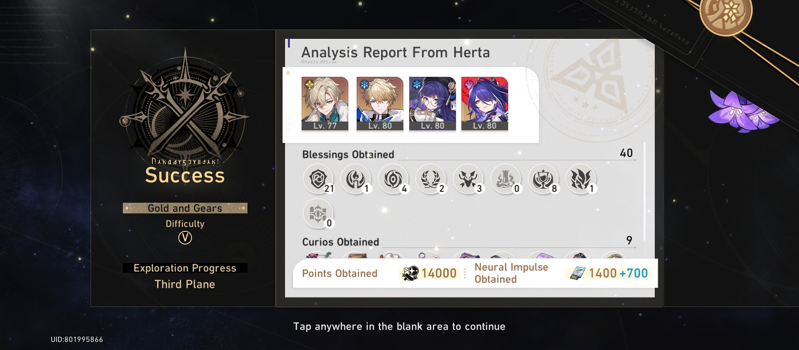 Finally. I finished G&G Difficulty V with Aven and Geppie.😭 Honkai: Star Rail | HoYoLAB