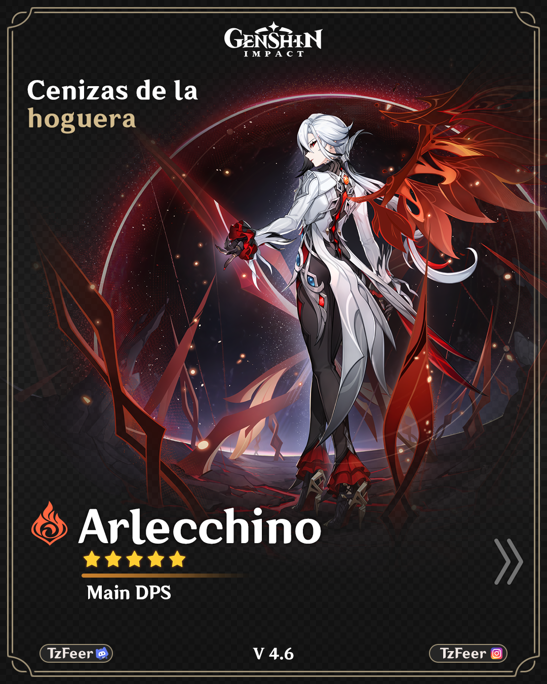 [Version 4.6] Arlecchino: Guía de personaje (Build Guide) Genshin ...