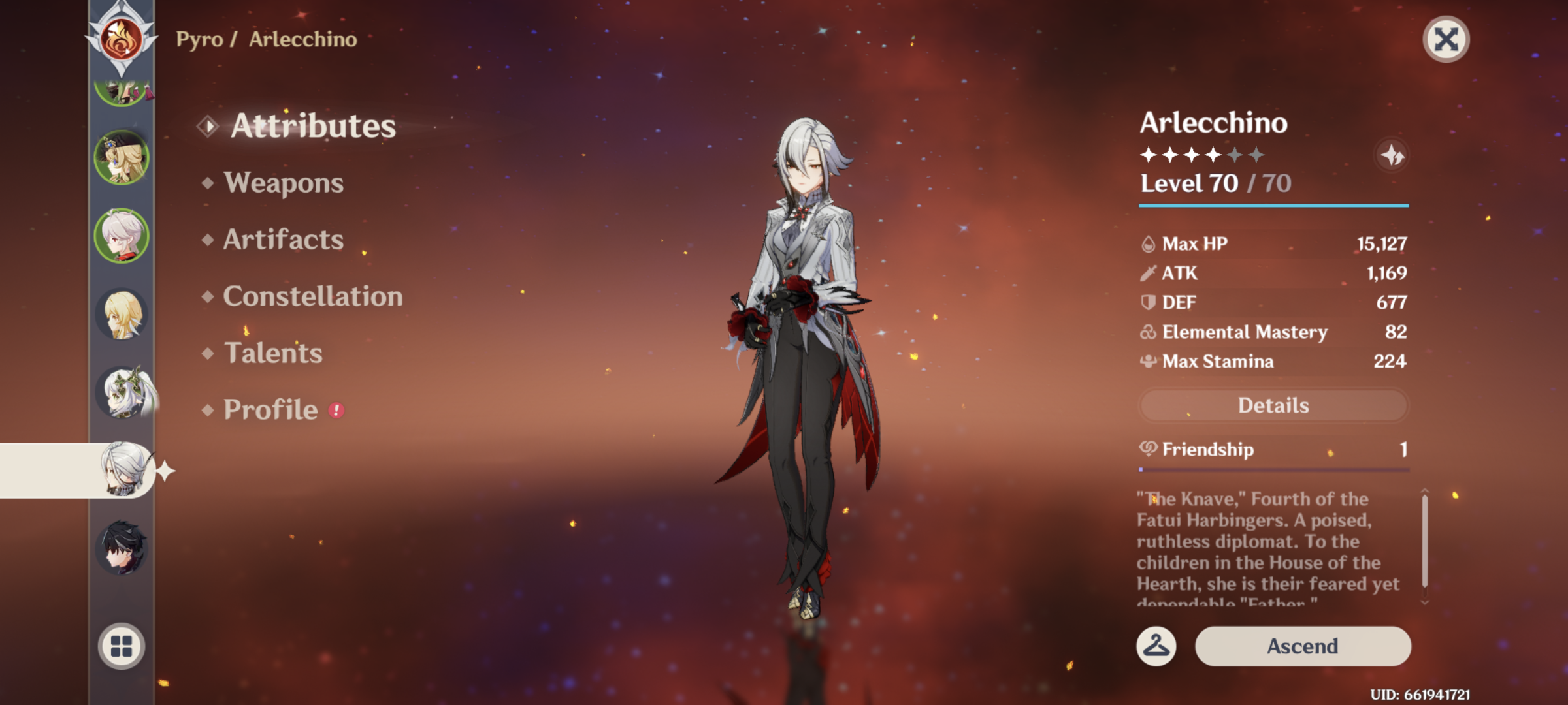 day 1 of haveing arlecchino rate the build so far Genshin Impact | HoYoLAB