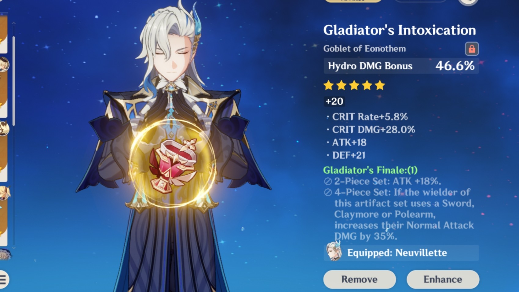 Hydro Artifacts Genshin Impact | HoYoLAB