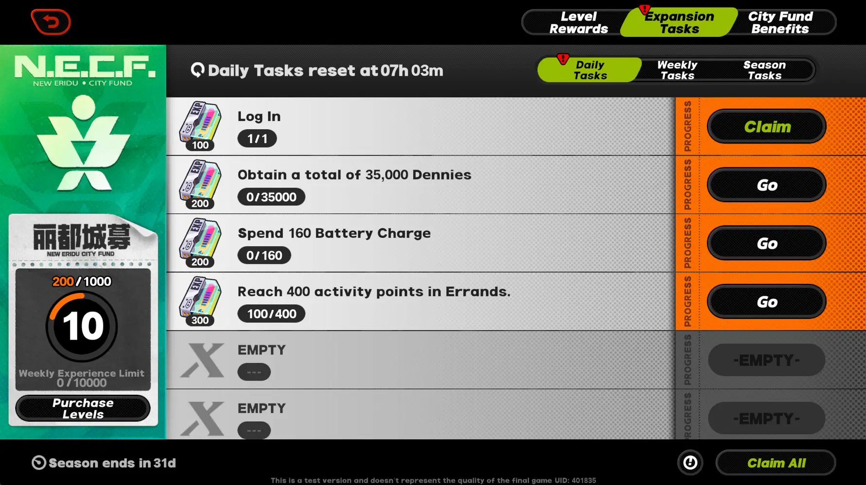 Battle Pass for ZZZ. What do you think about its UI? Zenless Zone Zero ...
