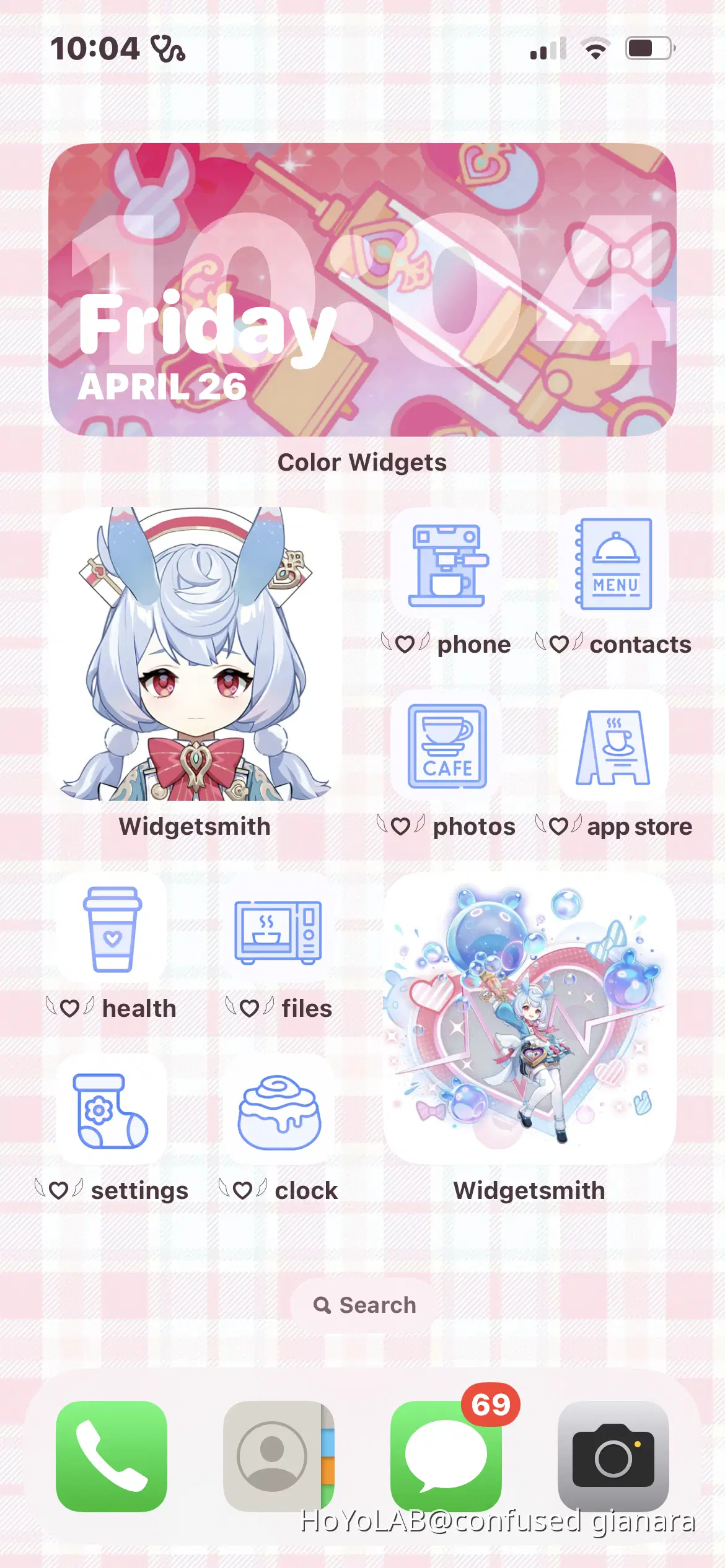 𓆩♡𓆪 Yayy siegewinne phone themed !! 🩺💕 Genshin Impact | HoYoLAB