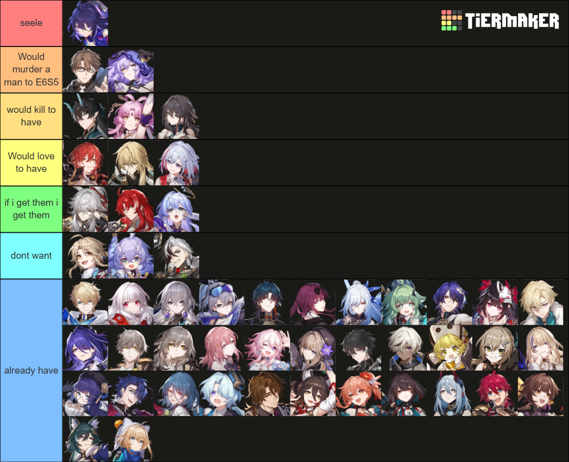 my personal hsr character wants Honkai: Star Rail | HoYoLAB