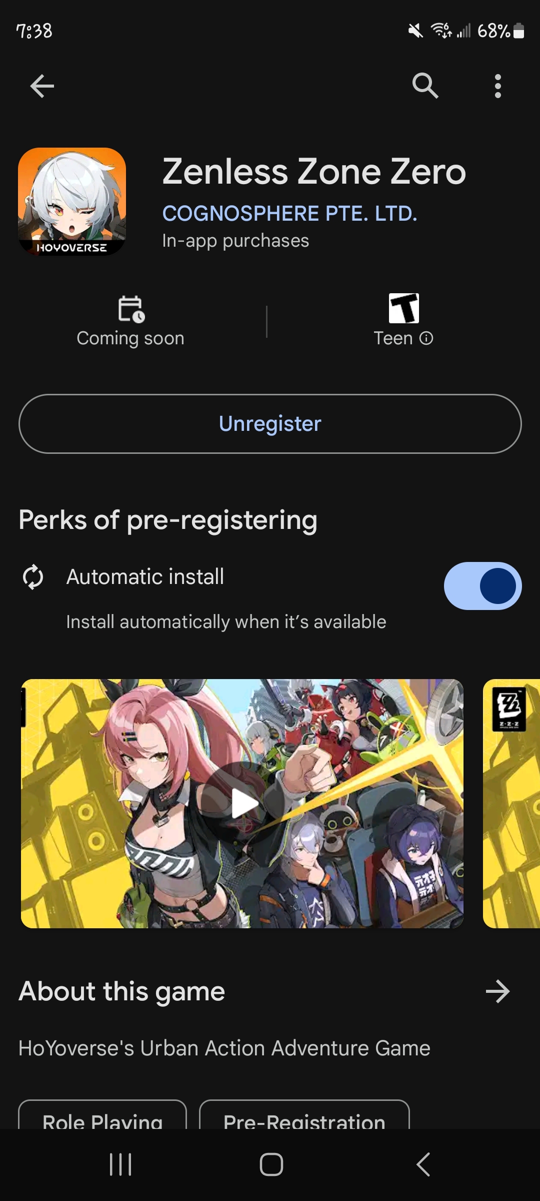 ZZZ is on the Play Store!! Zenless Zone Zero | HoYoLAB