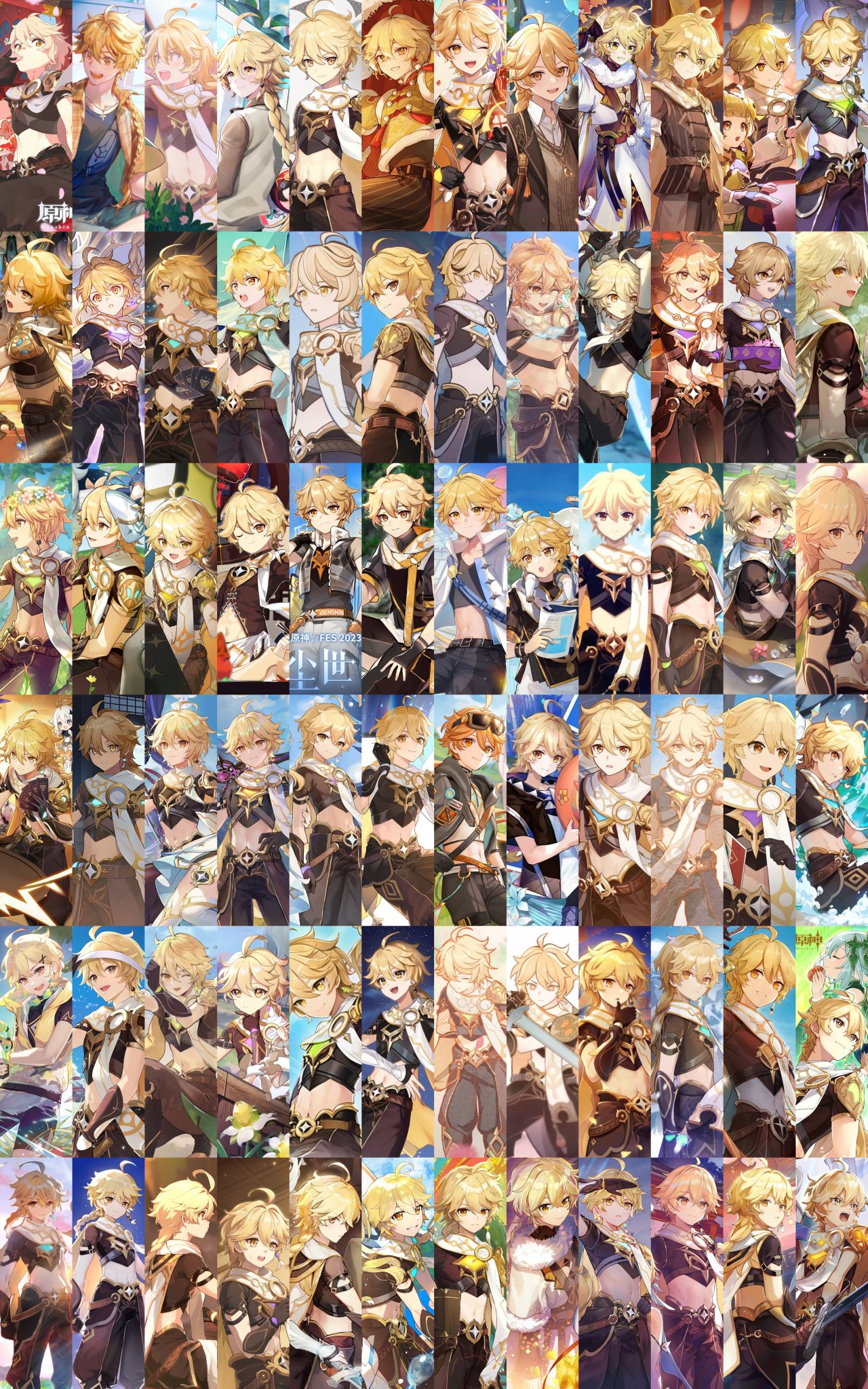 aether official art collection Genshin Impact | HoYoLAB