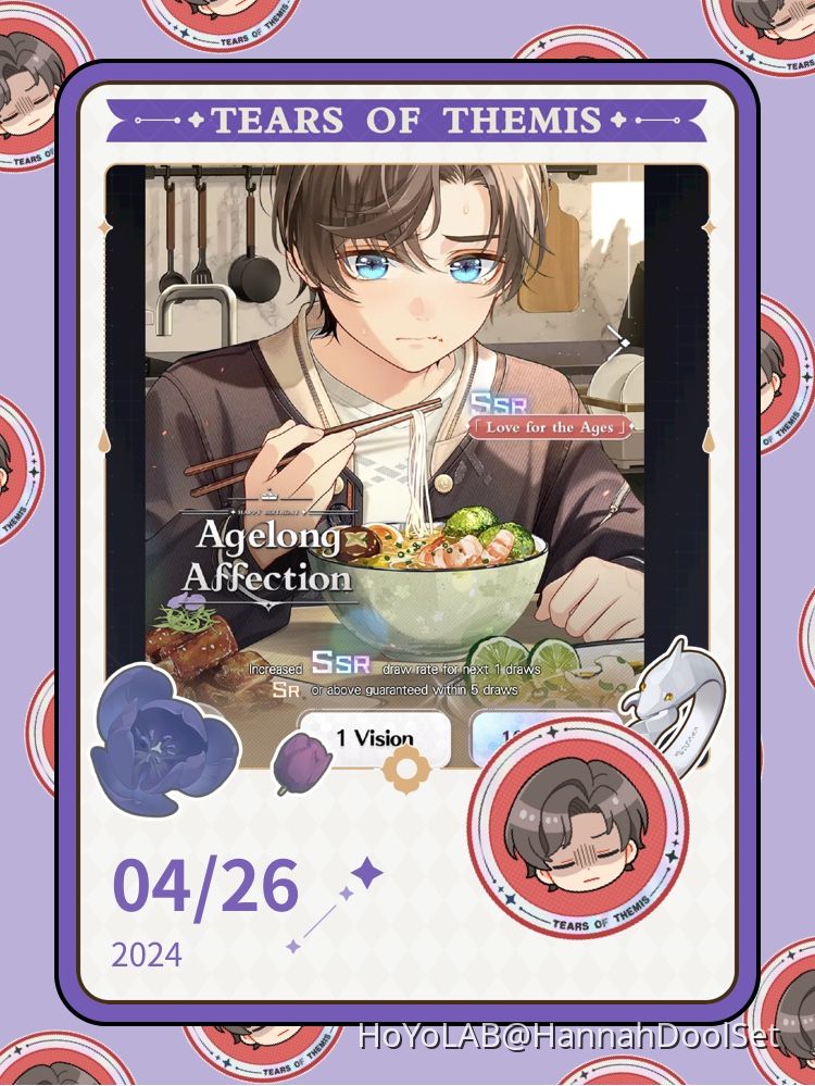 04/26 Diary - # My Card Diary Tears of Themis | HoYoLAB