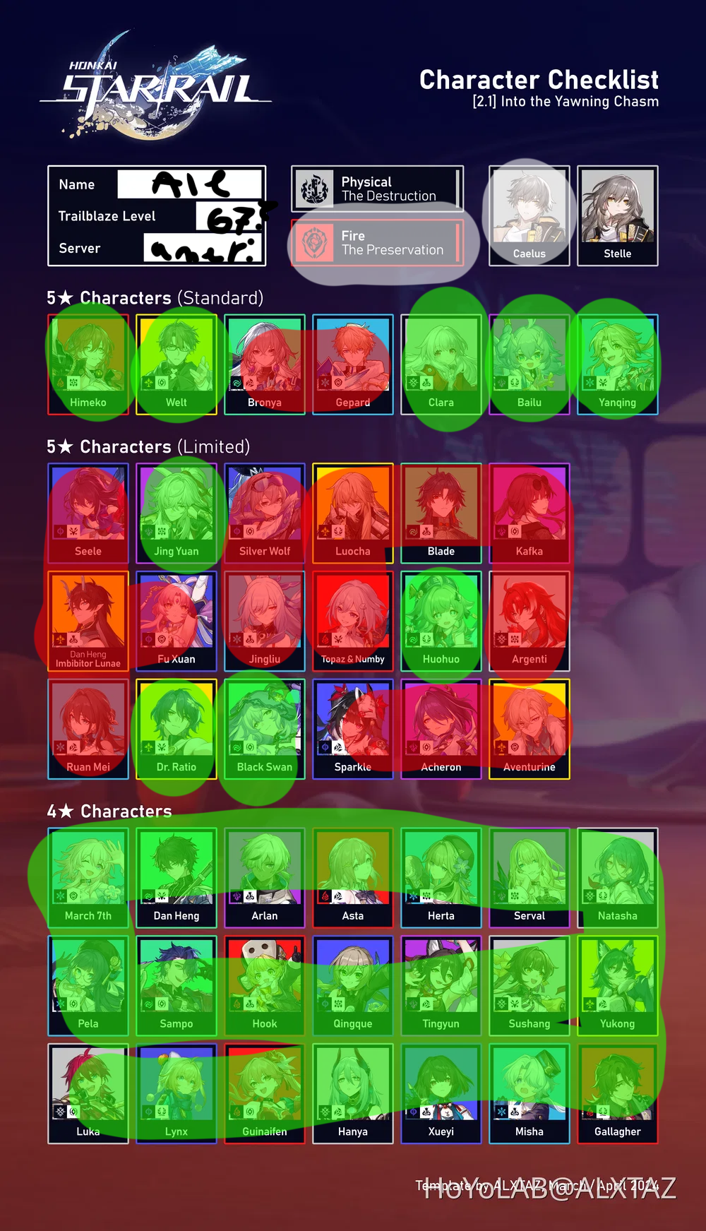 my hsr characters Honkai: Star Rail | HoYoLAB