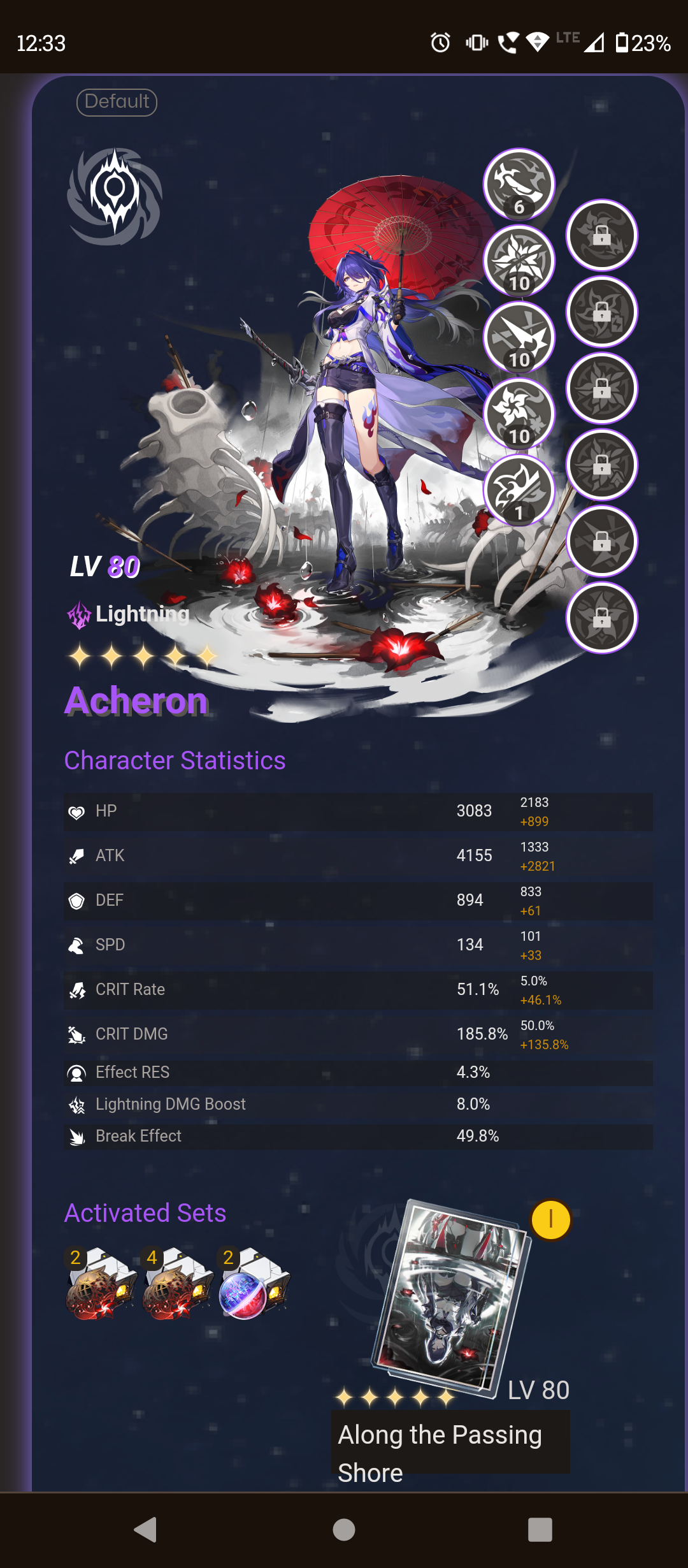 My Current Acheron Build What do you guyz think let me know????.😅 ️💯 ...