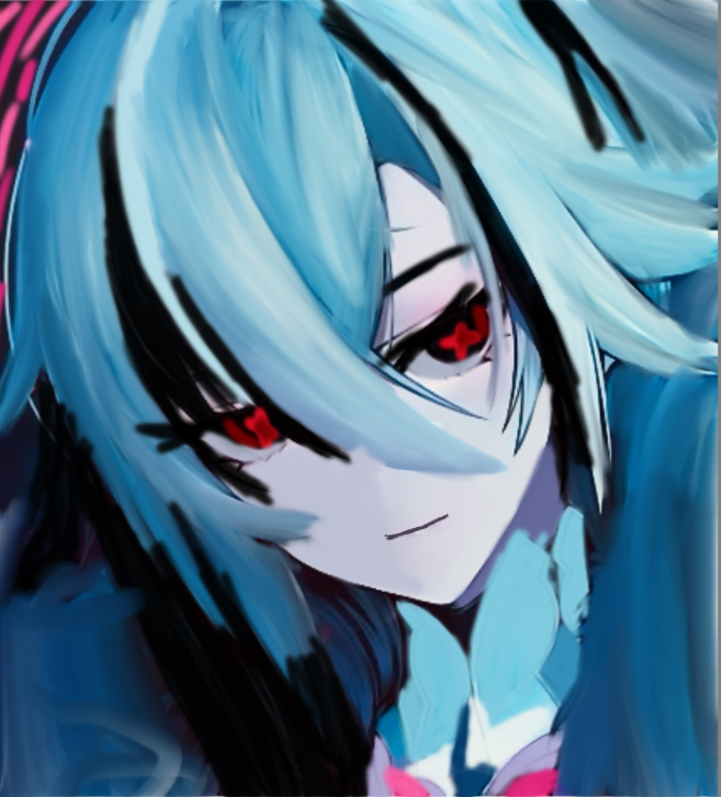 'Father' fan art- why did I do to her other eye!? 😭 Genshin Impact ...