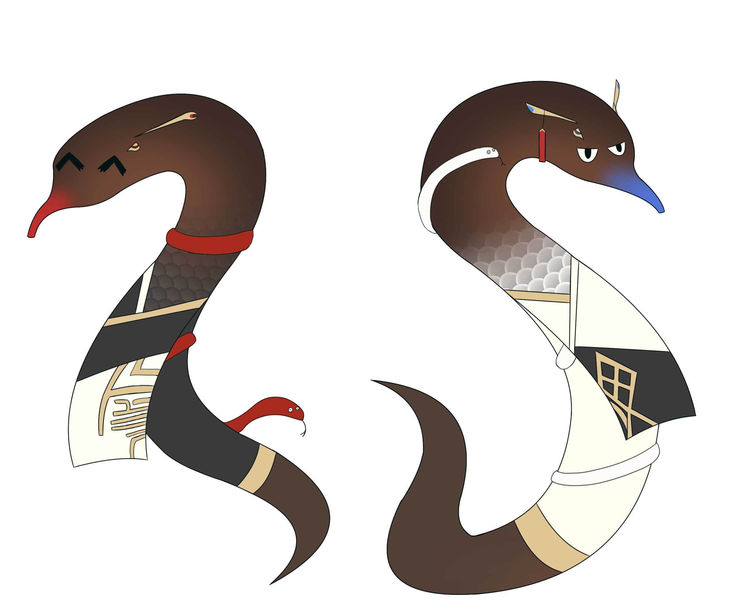 Fuxi and Nuwa worms on a string Honkai Impact 3rd | HoYoLAB