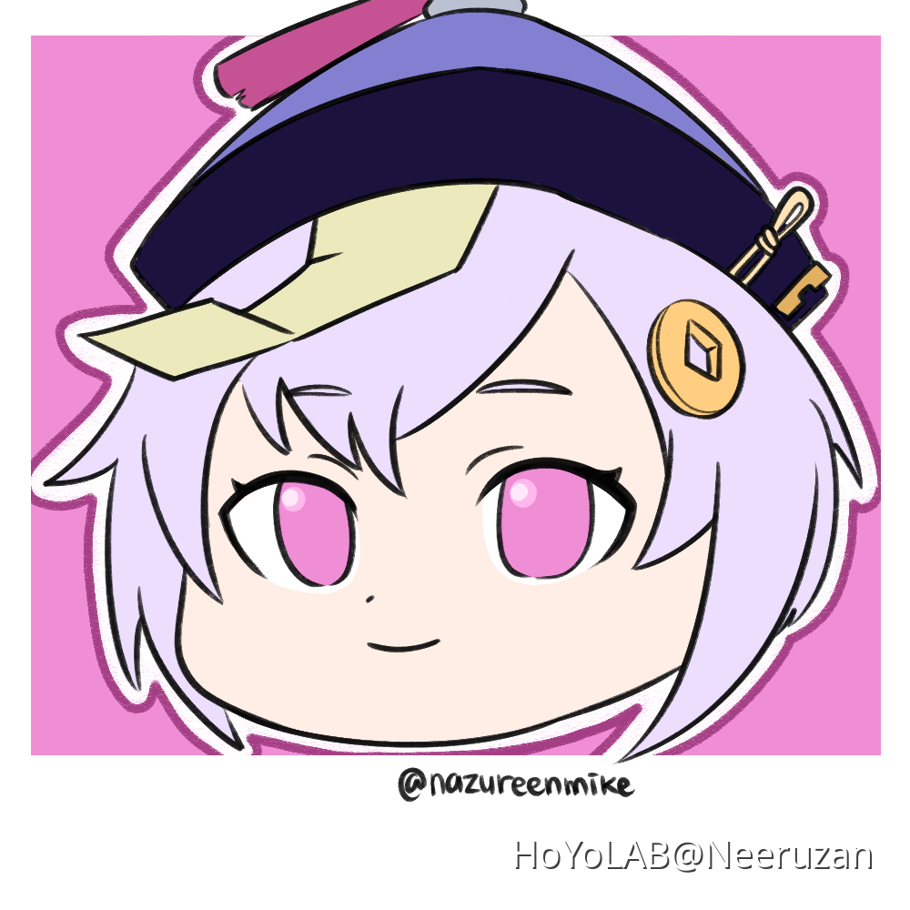 Day 203 until I reach Level 12: Simple chibi of Qiqi! Genshin Impact ...