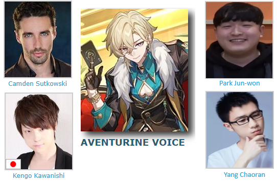 Aventurine Voice Actors Honkai: Star Rail | HoYoLAB