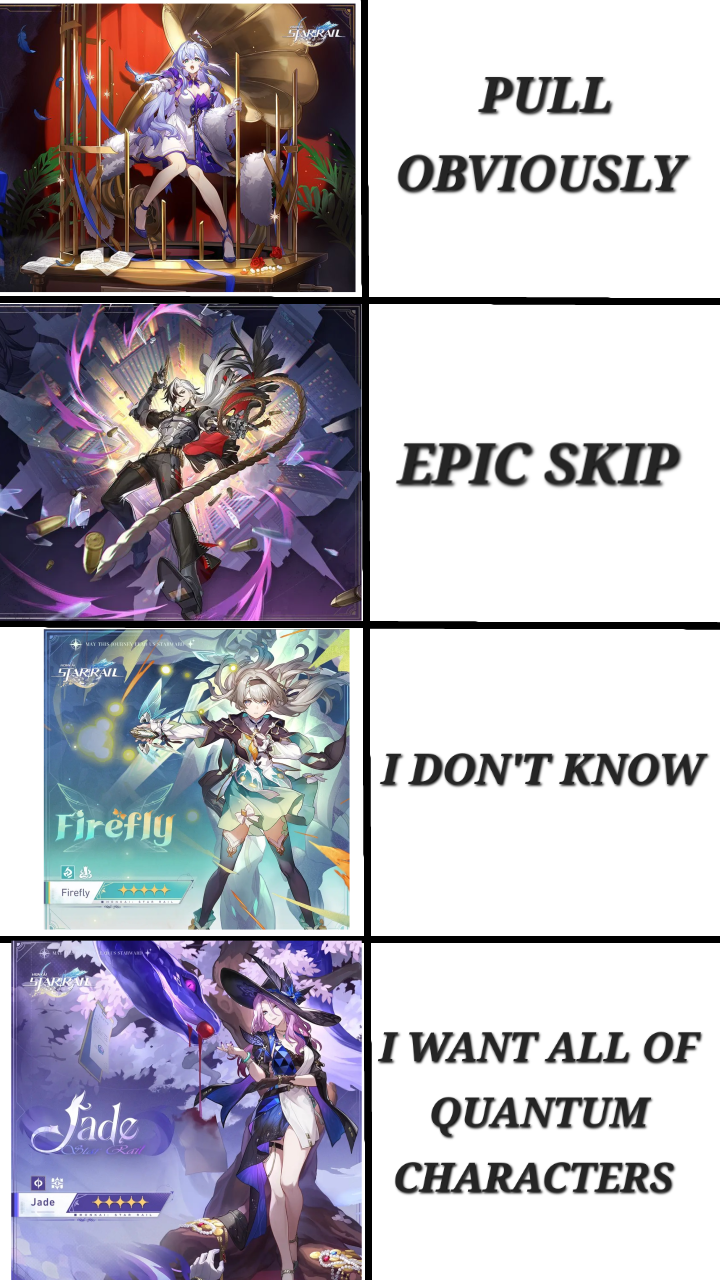 I really like quantum characters, don't judge me Honkai: Star Rail ...