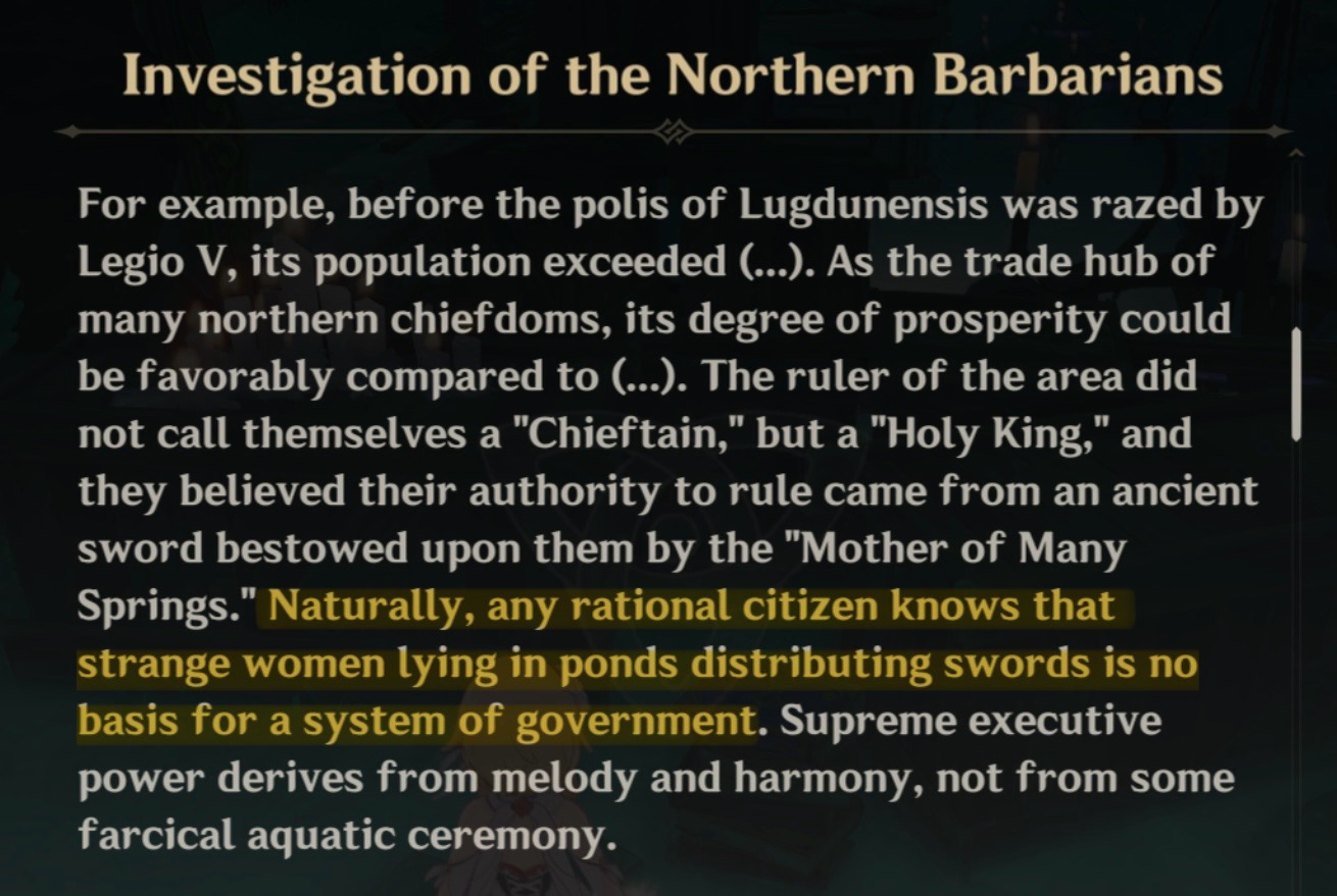 Is that a Monty Python reference?! Genshin Impact | HoYoLAB