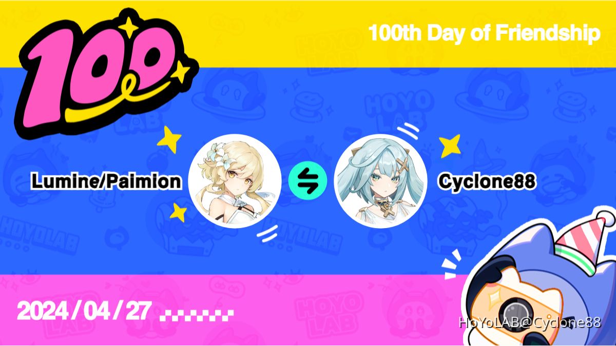 Longest friend on Hoyo App! | HoYoLAB