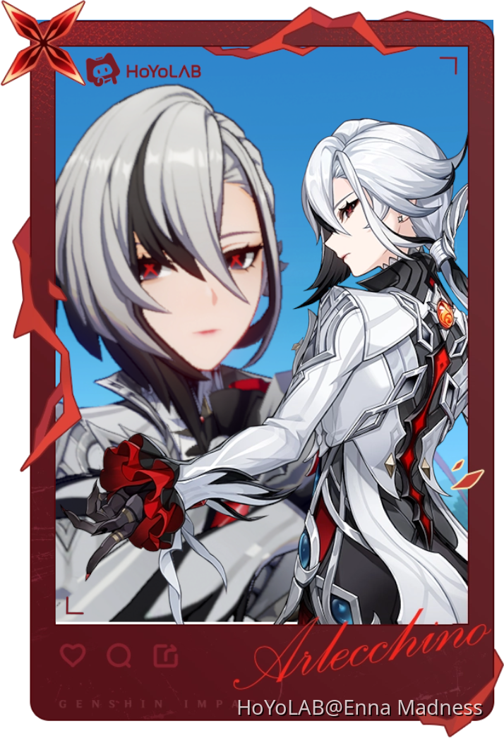 Picture with Arlecchino Genshin Impact | HoYoLAB