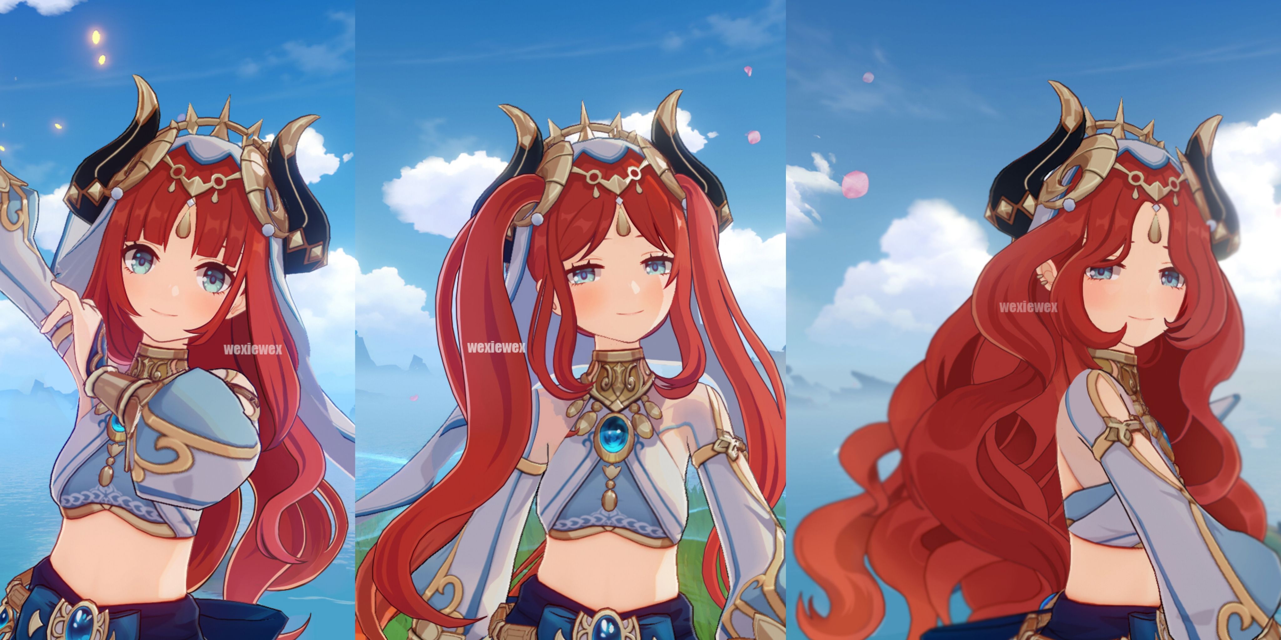 hair style at some characters Genshin Impact | HoYoLAB