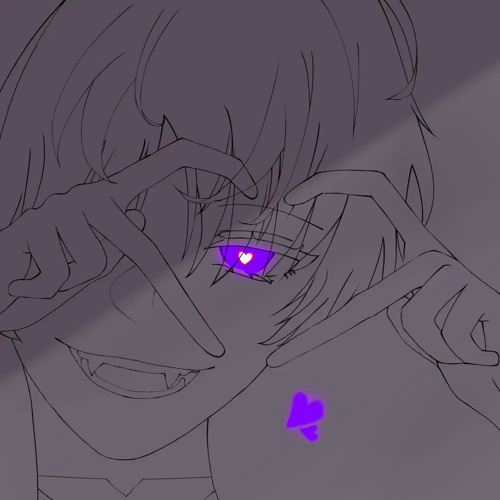 how to draw a yandere face