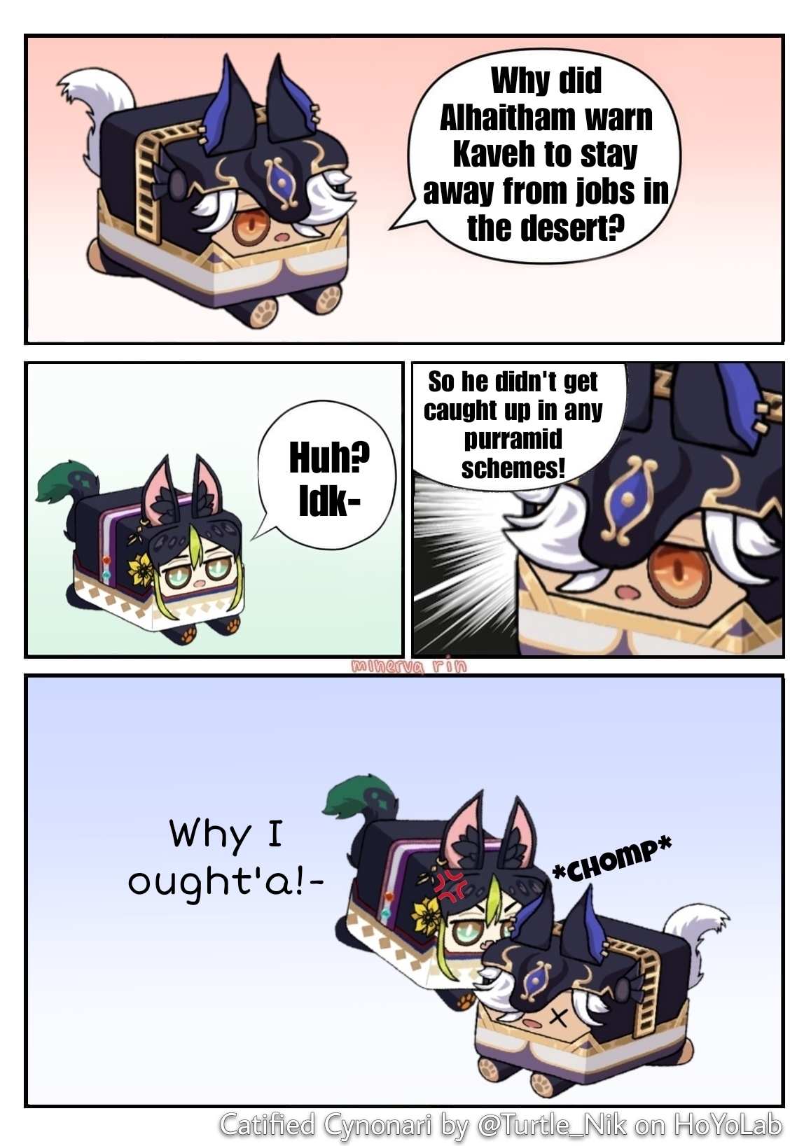 Cyno's cat-astrophic puns (3) Genshin Impact | HoYoLAB