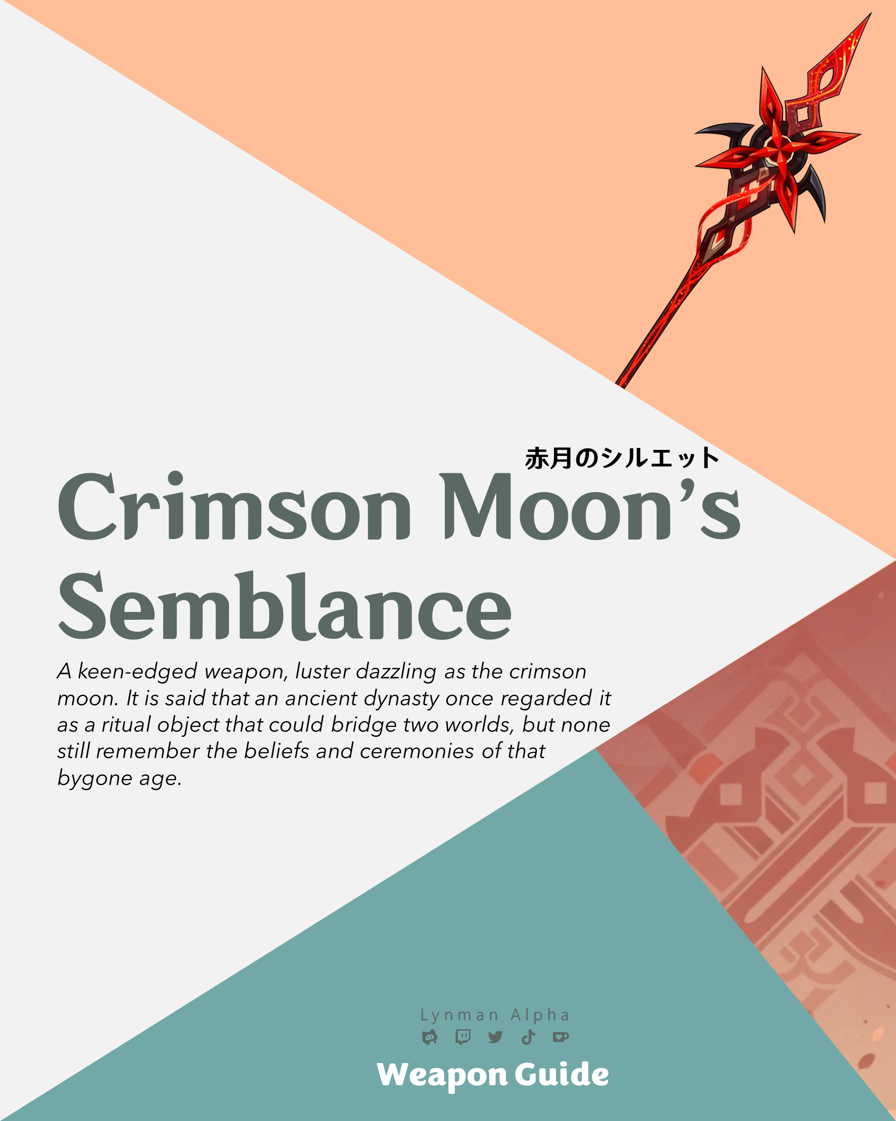 Crimson Moon’s Semblance | Genshin Impact Weapon Guide [Version 4.6 ...