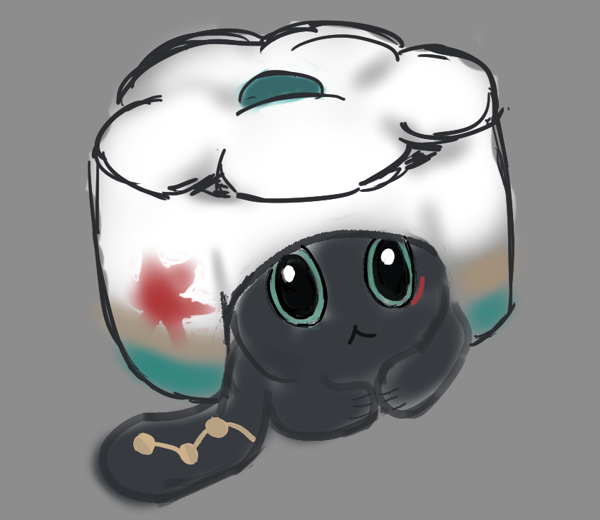 Dan Heng cake cat (rice dumpling 糯米团) i spent 1h on 😭 Honkai: Star Rail ...