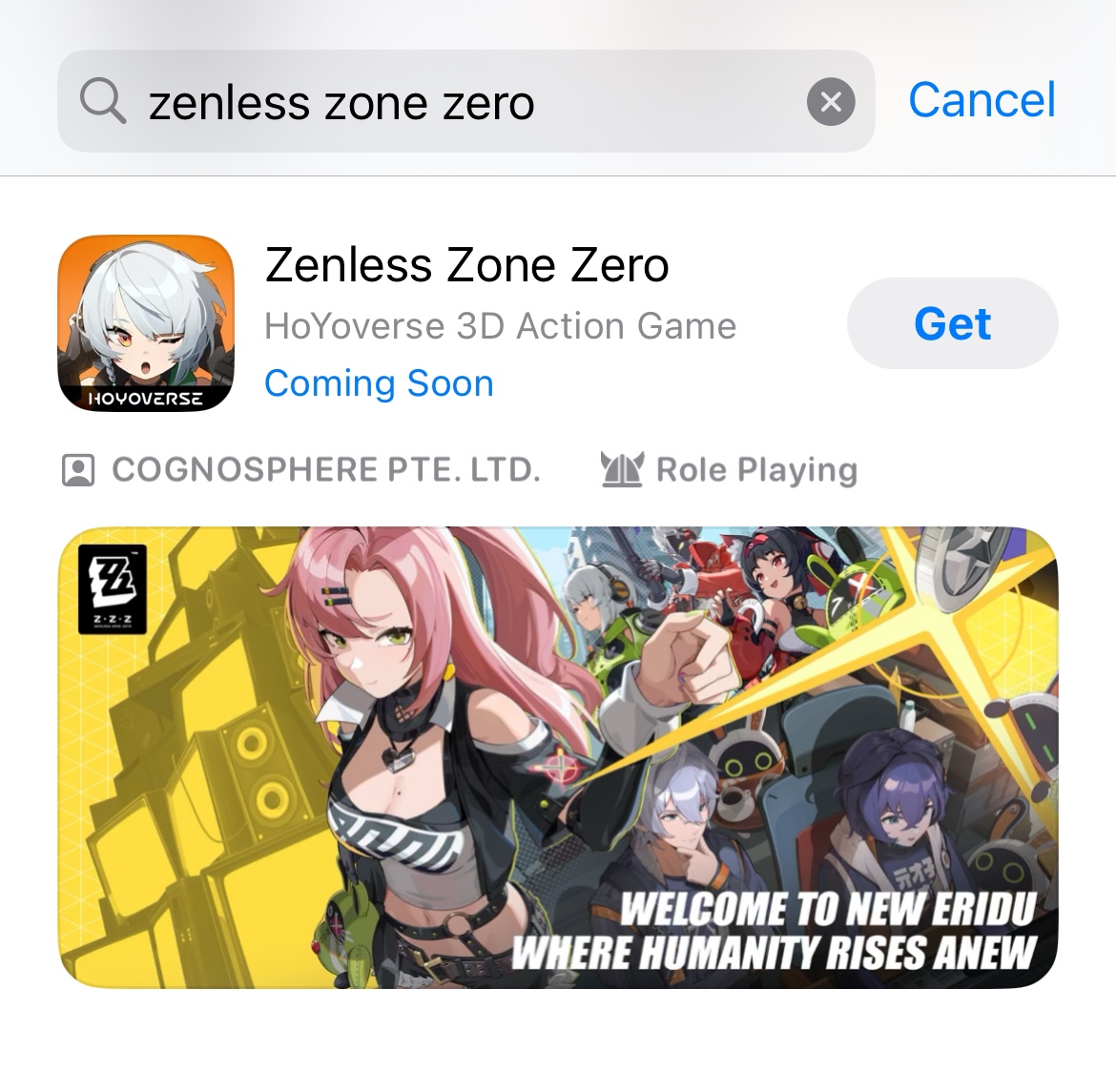 Zenless Zone Zero is on the AppStore for Preinstallation Now! Zenless Zone Zero | HoYoLAB