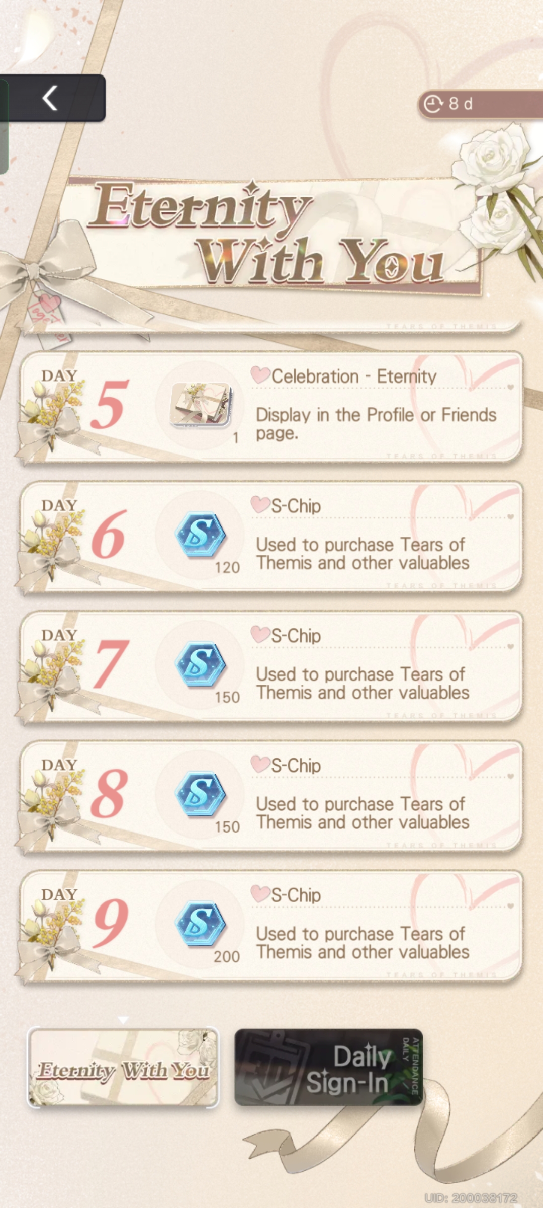 + 1k S-Chips Tears of Themis | HoYoLAB