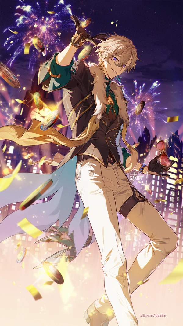 Daily Dose of Aventurine fan art till I get the permanent badge Honkai: Star Rail | HoYoLAB