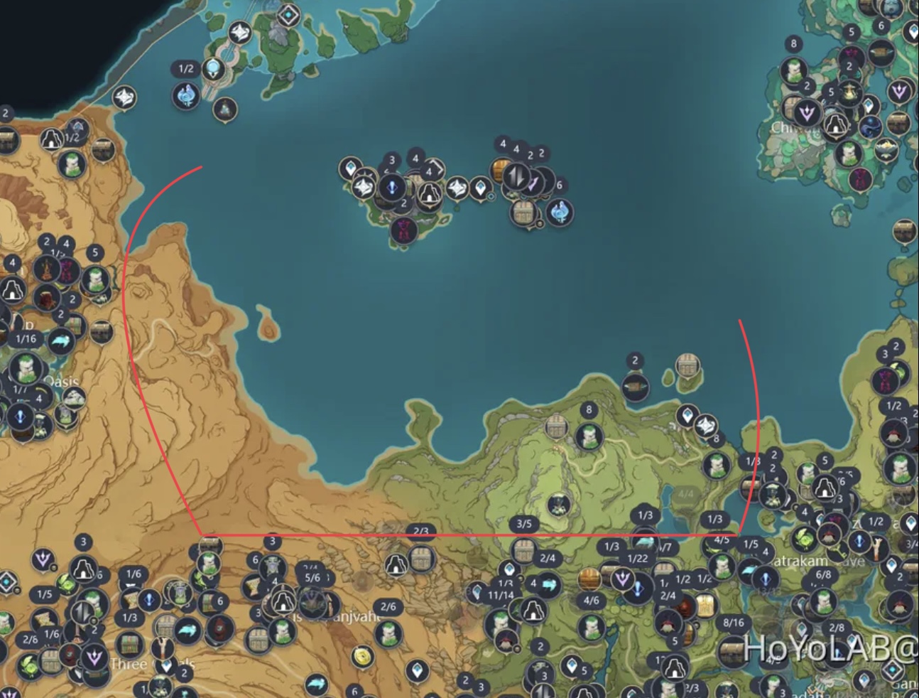 Sumeru 4.6 new area expansion (Bayda Harbor), so huge, so empty ...