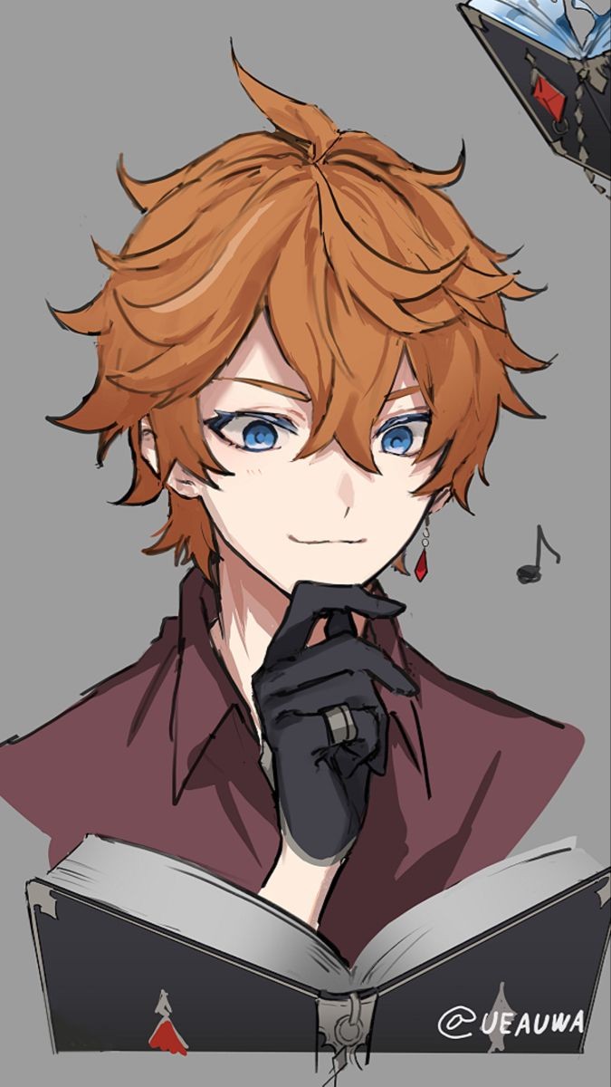 He is a pretty ginger boooyy ^w^ 🧡🐋💍🙌 Genshin Impact | HoYoLAB