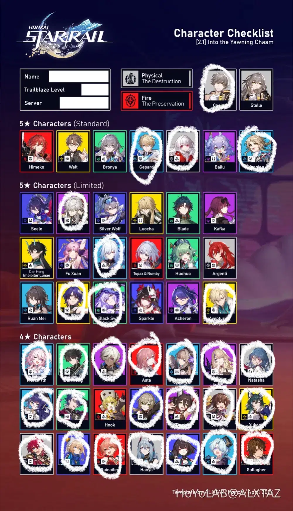 all hsr characters :) Honkai: Star Rail | HoYoLAB