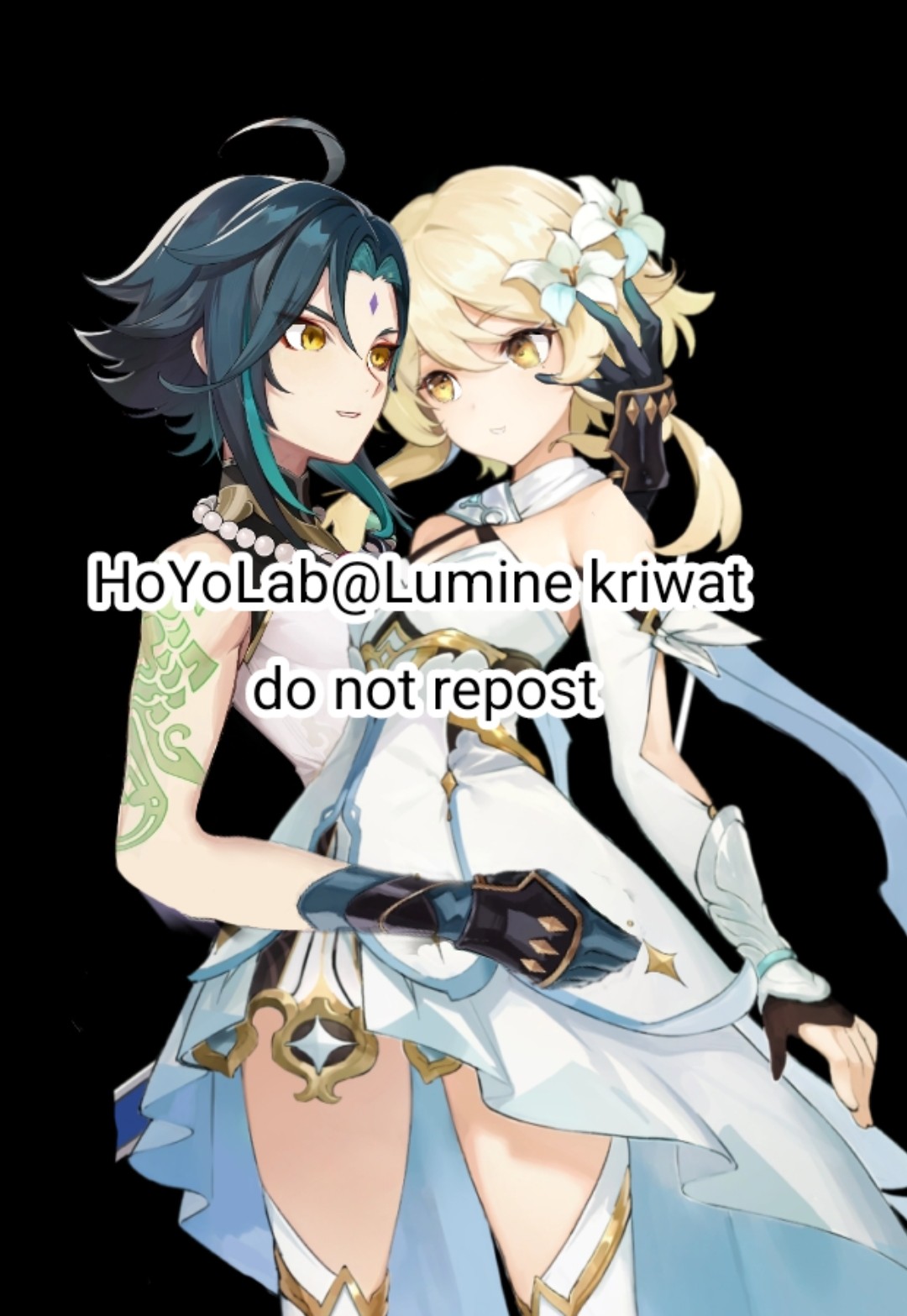 Xiao x Lumine fanart Genshin Impact | HoYoLAB