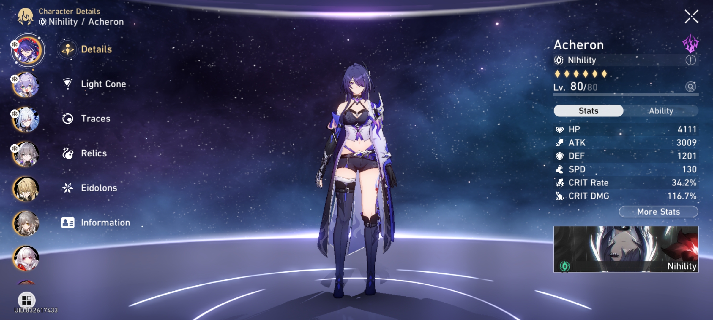 Guys, is there anything I can do to make my Raiden... I-I mean Acheron ...