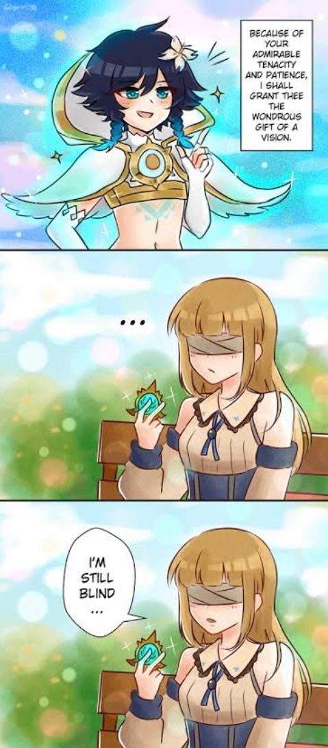 Venti giving a vision.. Genshin Impact | HoYoLAB