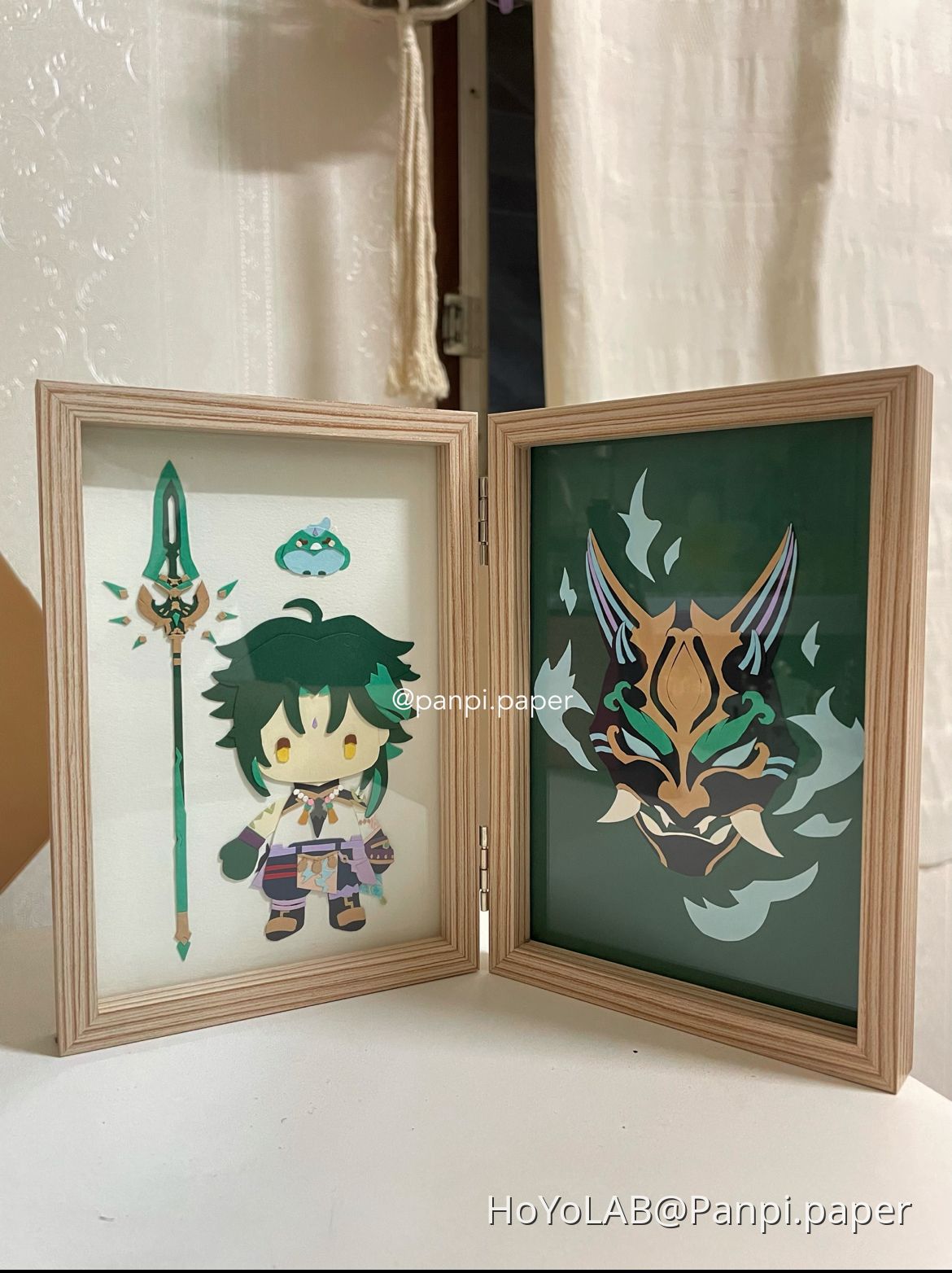 My smol boi Xiao paper craft 🤏 Genshin Impact | HoYoLAB